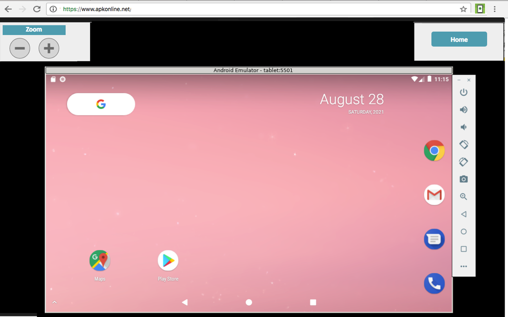 Online Android Emulator in Browser